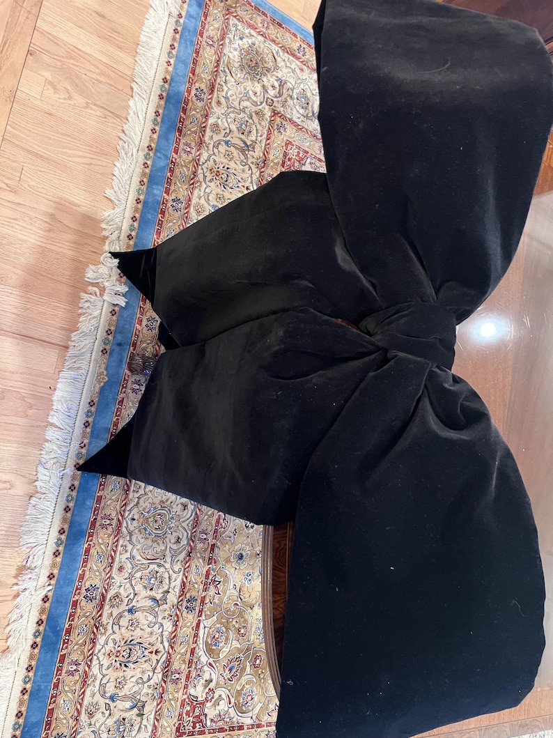 Black Velvet Standalone Table Bow - Etsy
