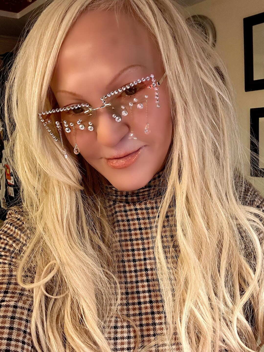 Crystal Rain Drops - Etsy