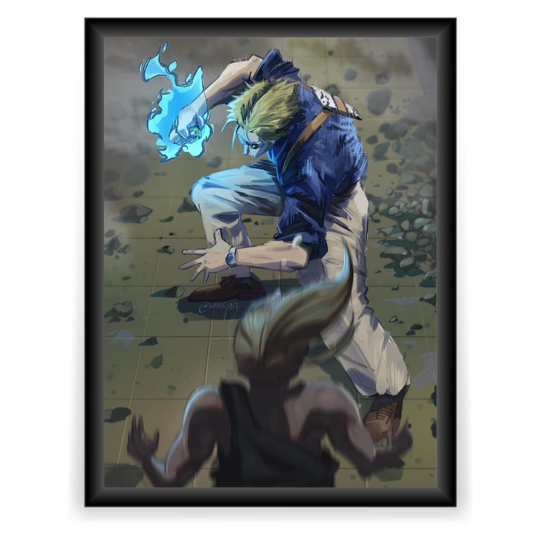 Nanami Kento Poster, Anime Print, Artwork, Wall Art, Jujutsu Kaisen ...