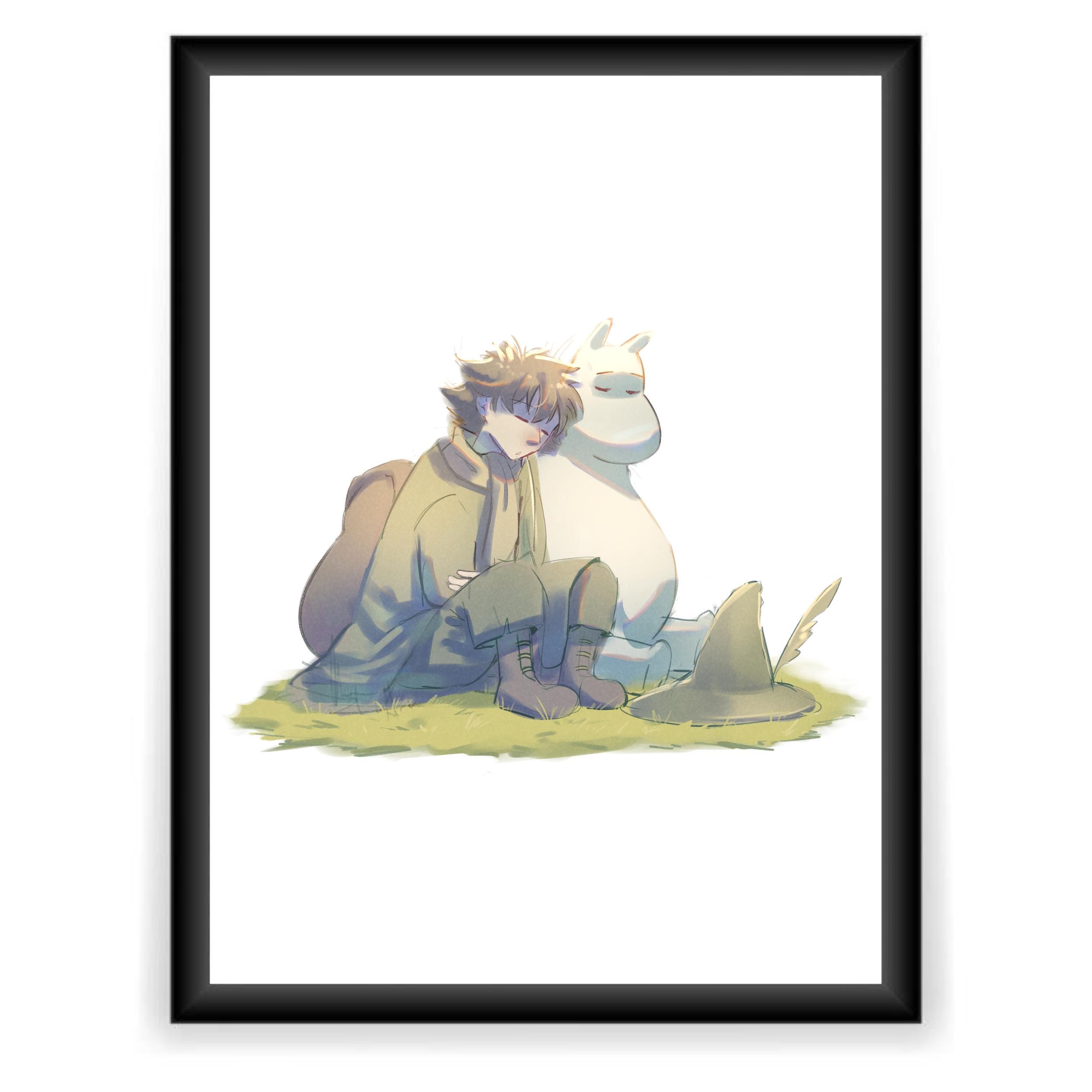 Moomin & Snufkin | Moomins Poster, High Quality Printed Artwork - Etsy