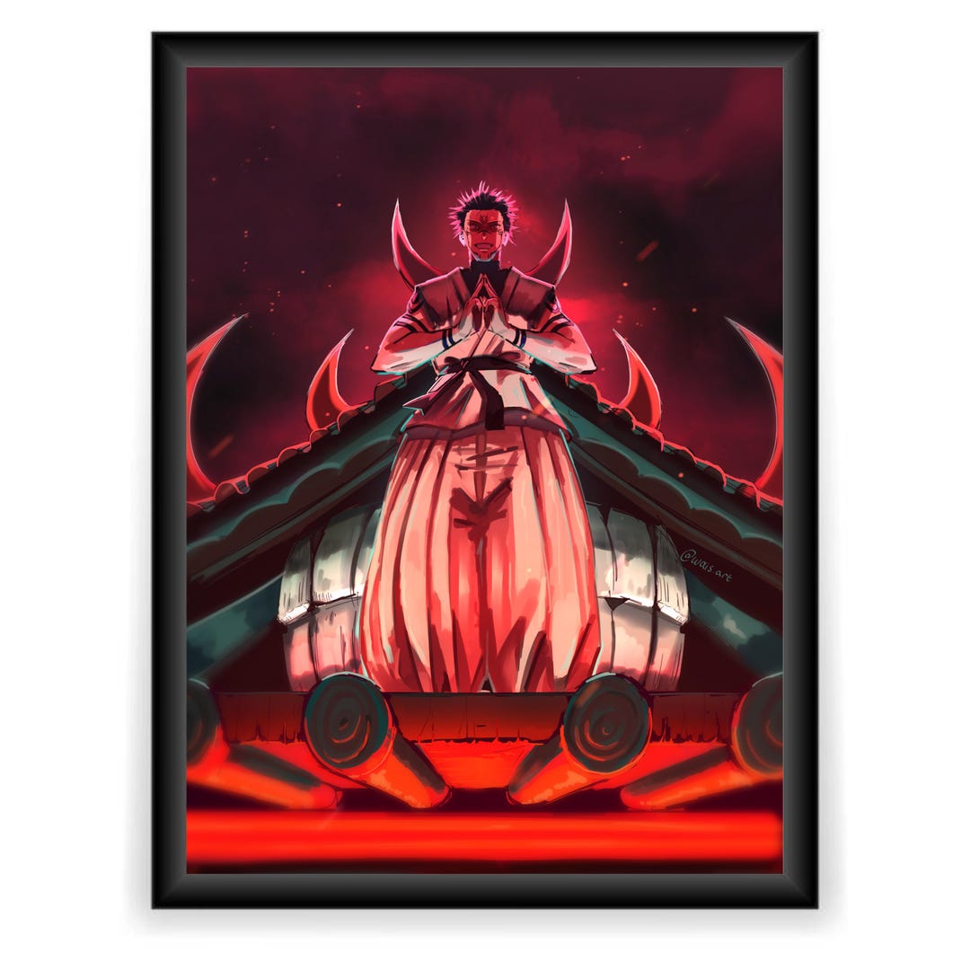 Sukuna Ryomen | Malevolent Kitchen Poster, Anime Print, Jujutsu Kaisen ...