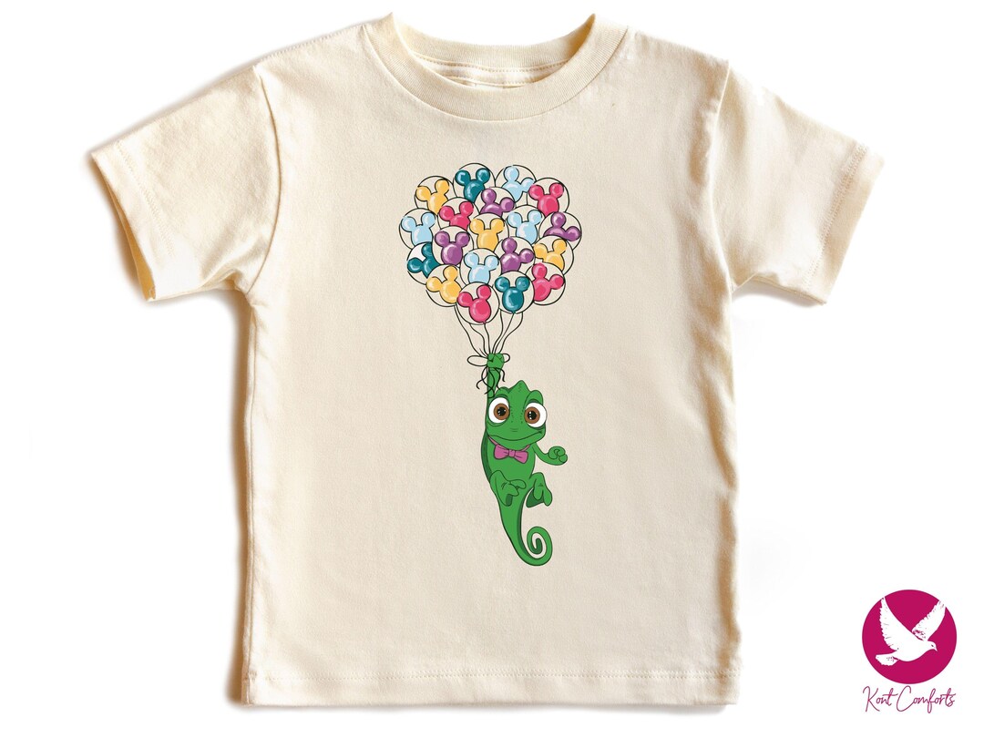 Disney Pascal With Mickey Balloons Kids Shirt, Pascal Gifts for Kids ...