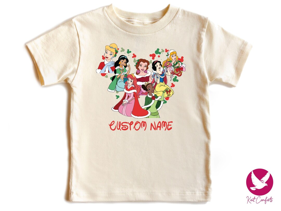 Custom Disney Princess Girls Shirt, Unique Gifts for Girls ...