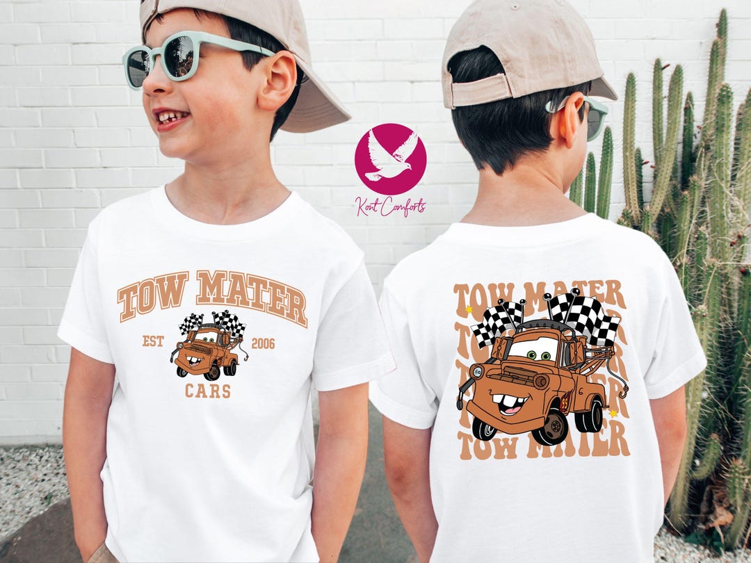 Disney Tow Mater Toddler Shirt, Cars Movie Gift for Boys, Disney Pixar ...