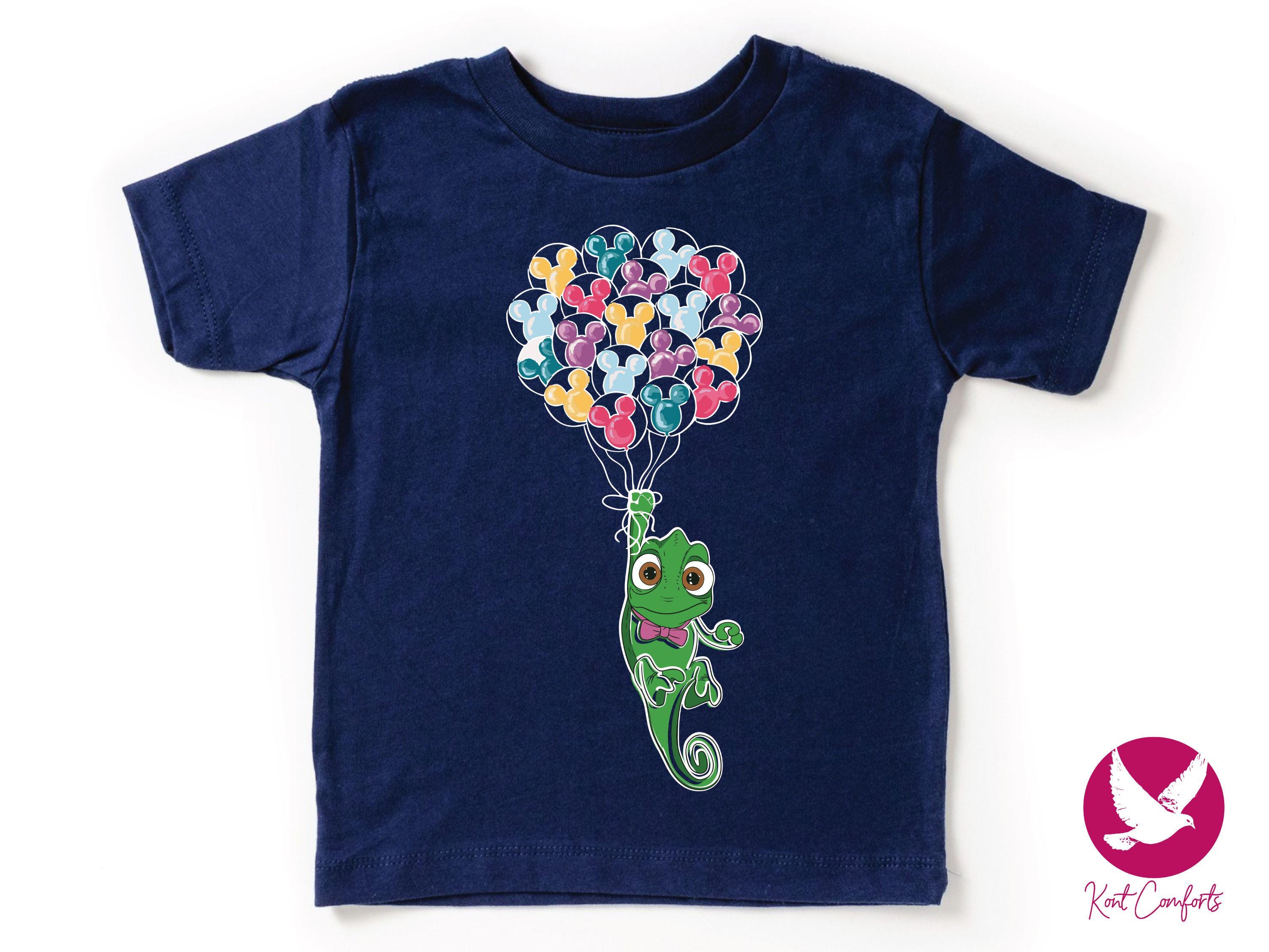 Disney Pascal With Mickey Balloons Kids Shirt, Pascal Gifts for Kids ...