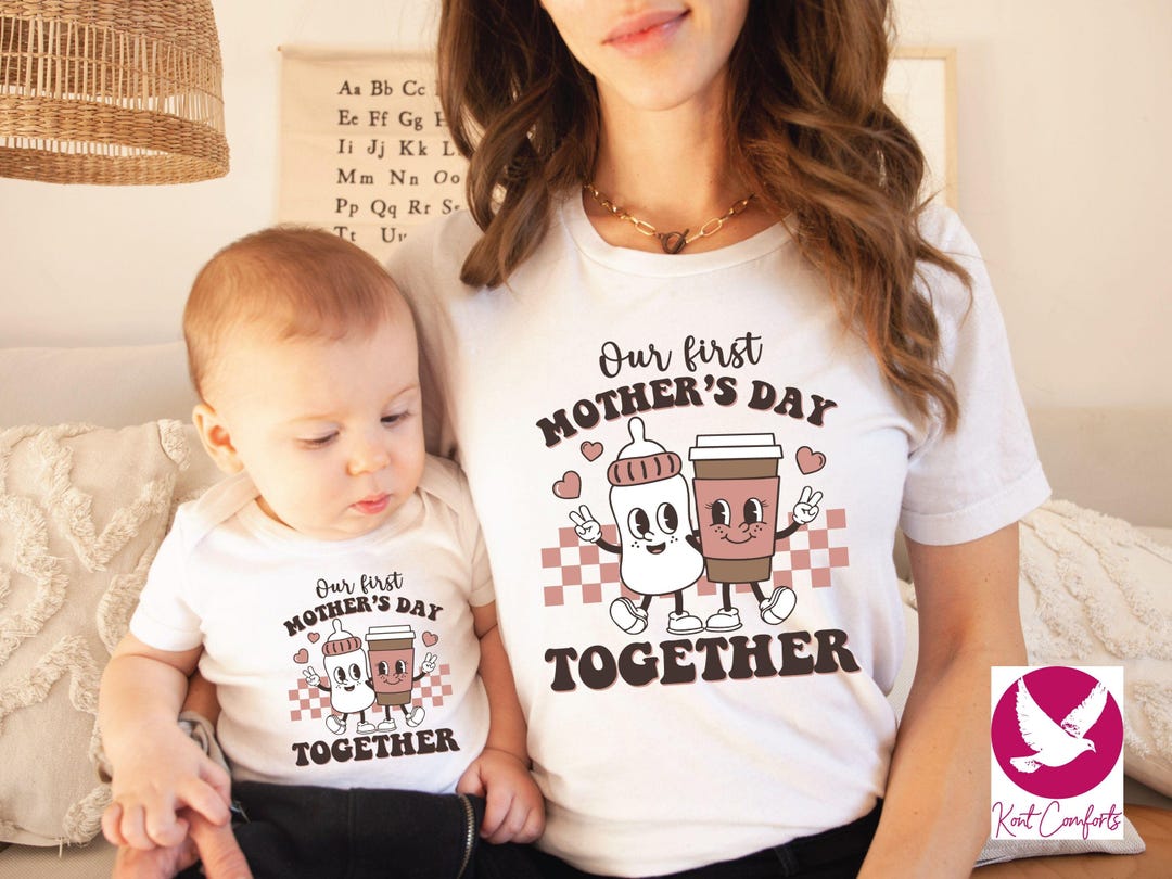 Our First Mothers Day Baby Onesie®, New Mom Gifts, Cute 1st Mothers Day ...