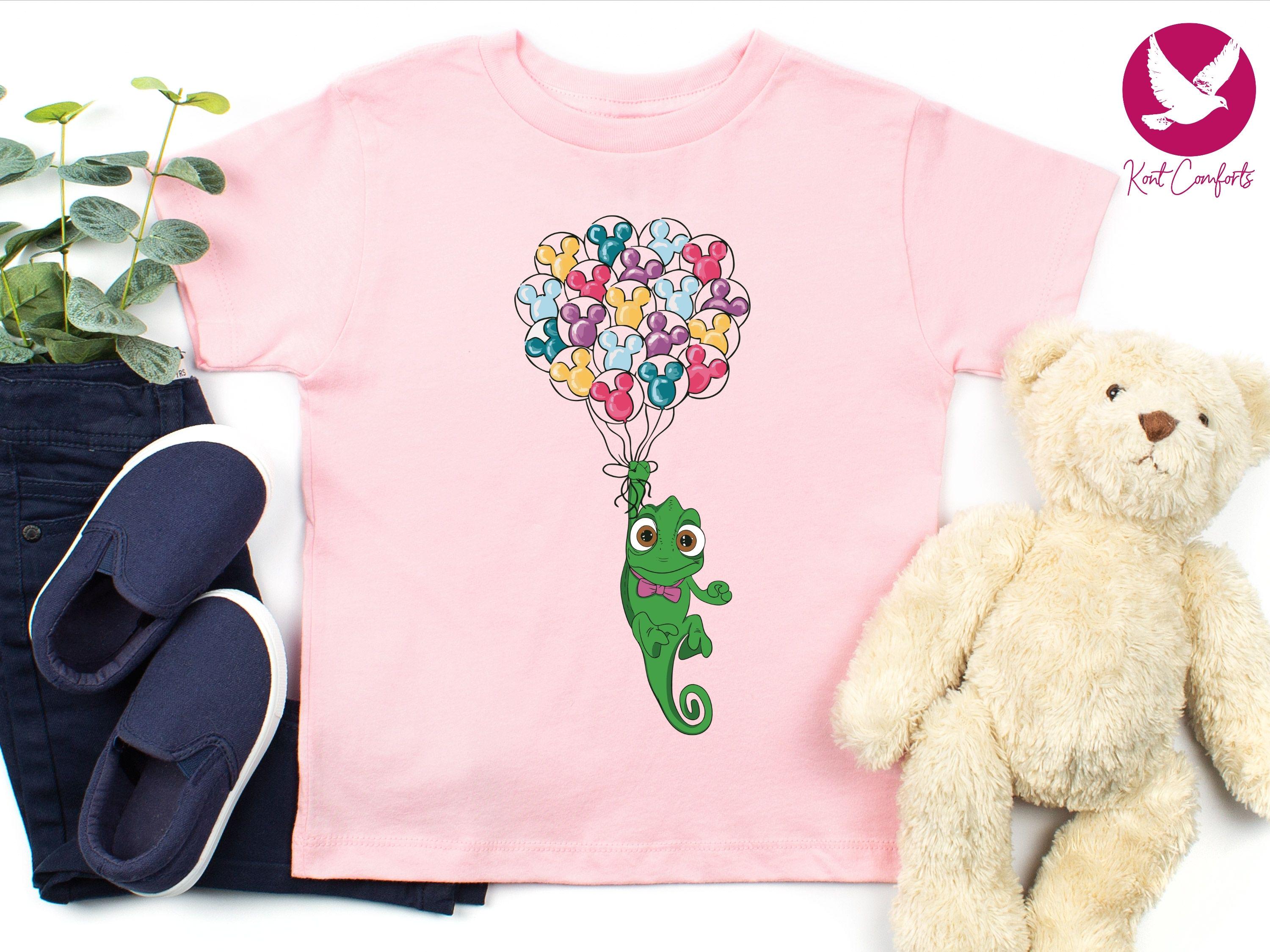 Disney Pascal With Mickey Balloons Kids Shirt, Pascal Gifts for Kids ...