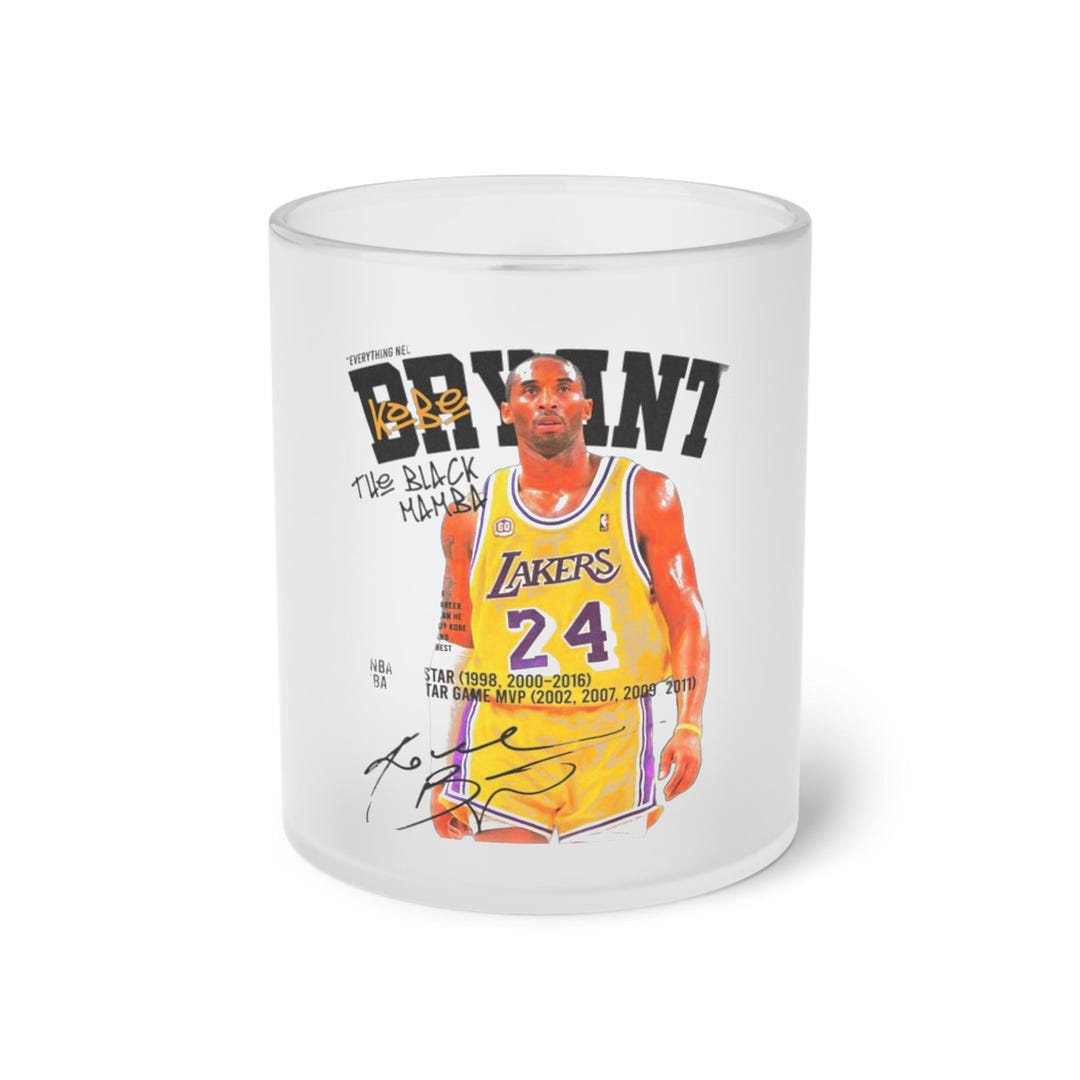 Kobe Bryant Frosted Glass Mug - Etsy