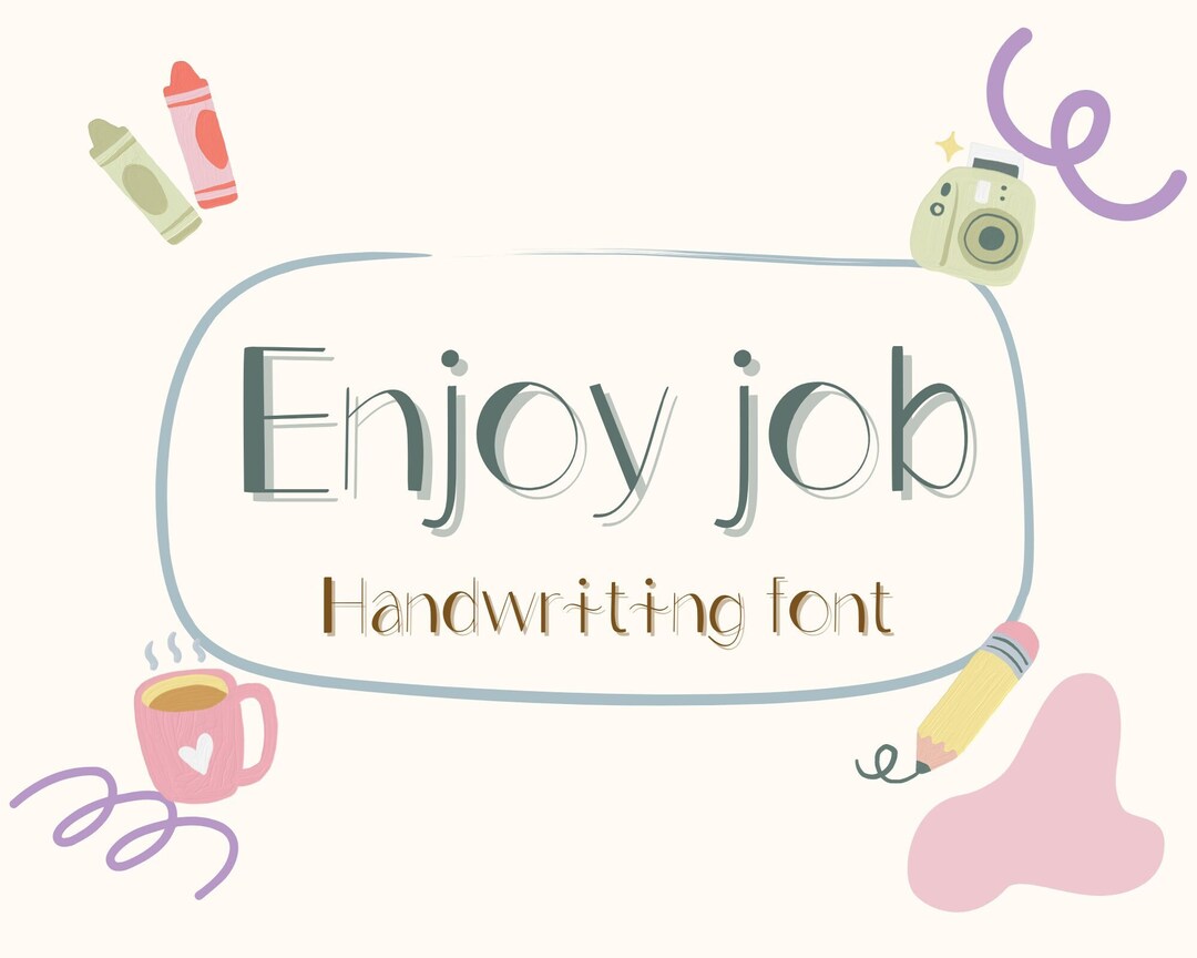 Neat Handwriting Font, Goodnotes Font, Note Taking Font Planner, Notes ...