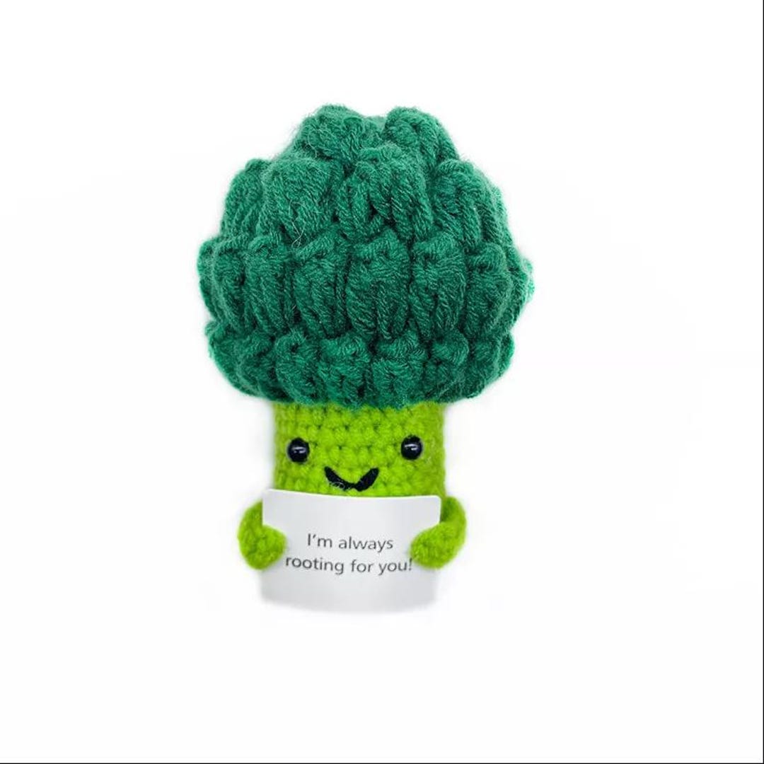 Positive Card Funny Positive Potato Cute Handmade Wool Knitted Hug ...