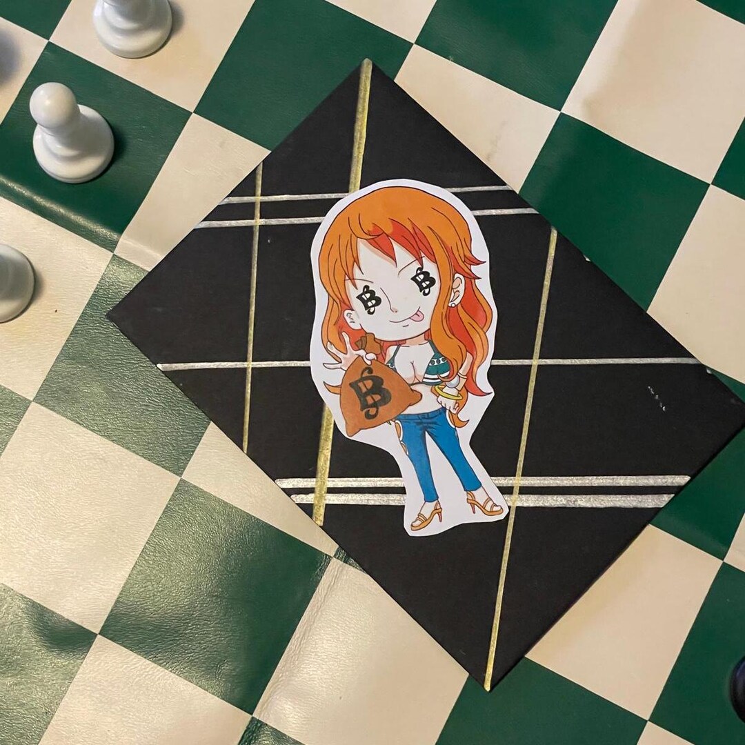 Happy Nami Sticker Onepiece Handmade Animefanart Size 8cm X 5cm - Etsy