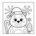 Christmas Bold and Easy Coloring Pages - Etsy