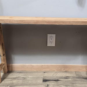 Primitive Noodle Skinny Bench 4ft X 7.5 X 20 for Farmhouses, Bedrooms ...