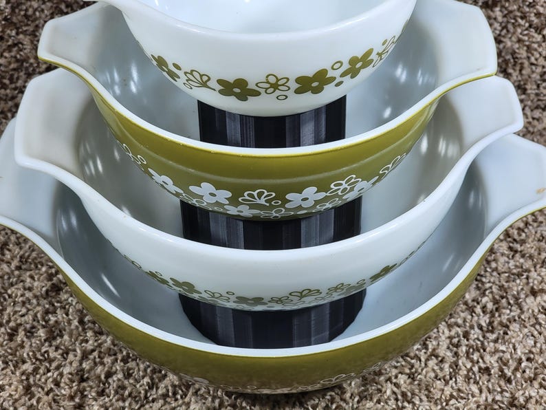 Display Stands Pyrex Stacking Bowls 14 Pieces Display Stands For Pyrex ...
