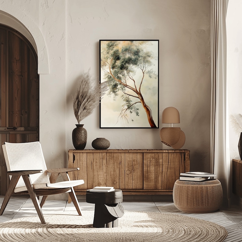 Gum Tree Painting | Australian Nature Wall Art (instant Download) - Etsy
