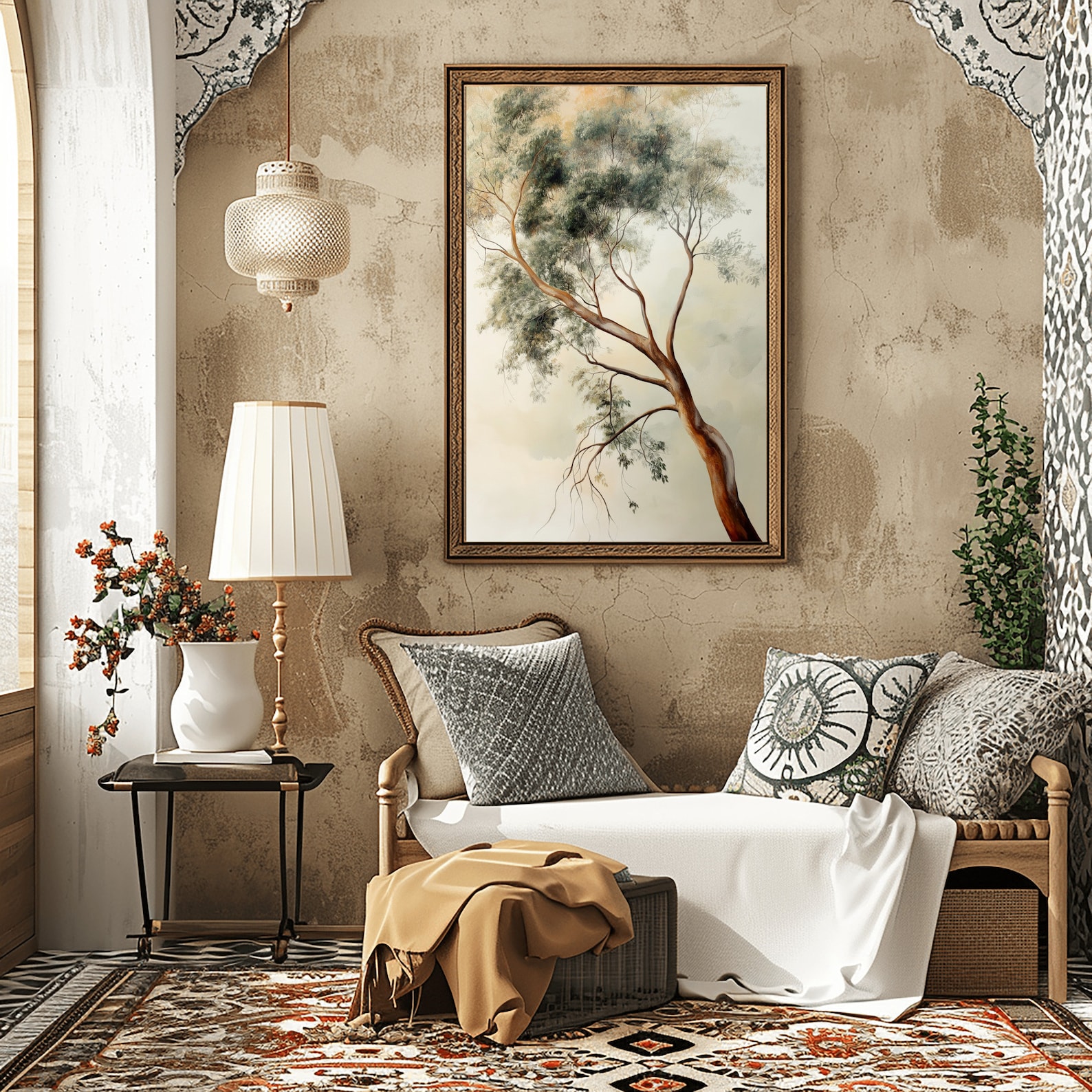Gum Tree Painting | Australian Nature Wall Art (instant Download) - Etsy