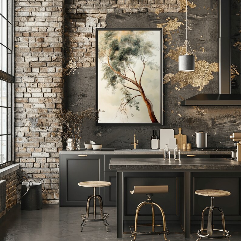 Gum Tree Painting | Australian Nature Wall Art (instant Download) - Etsy