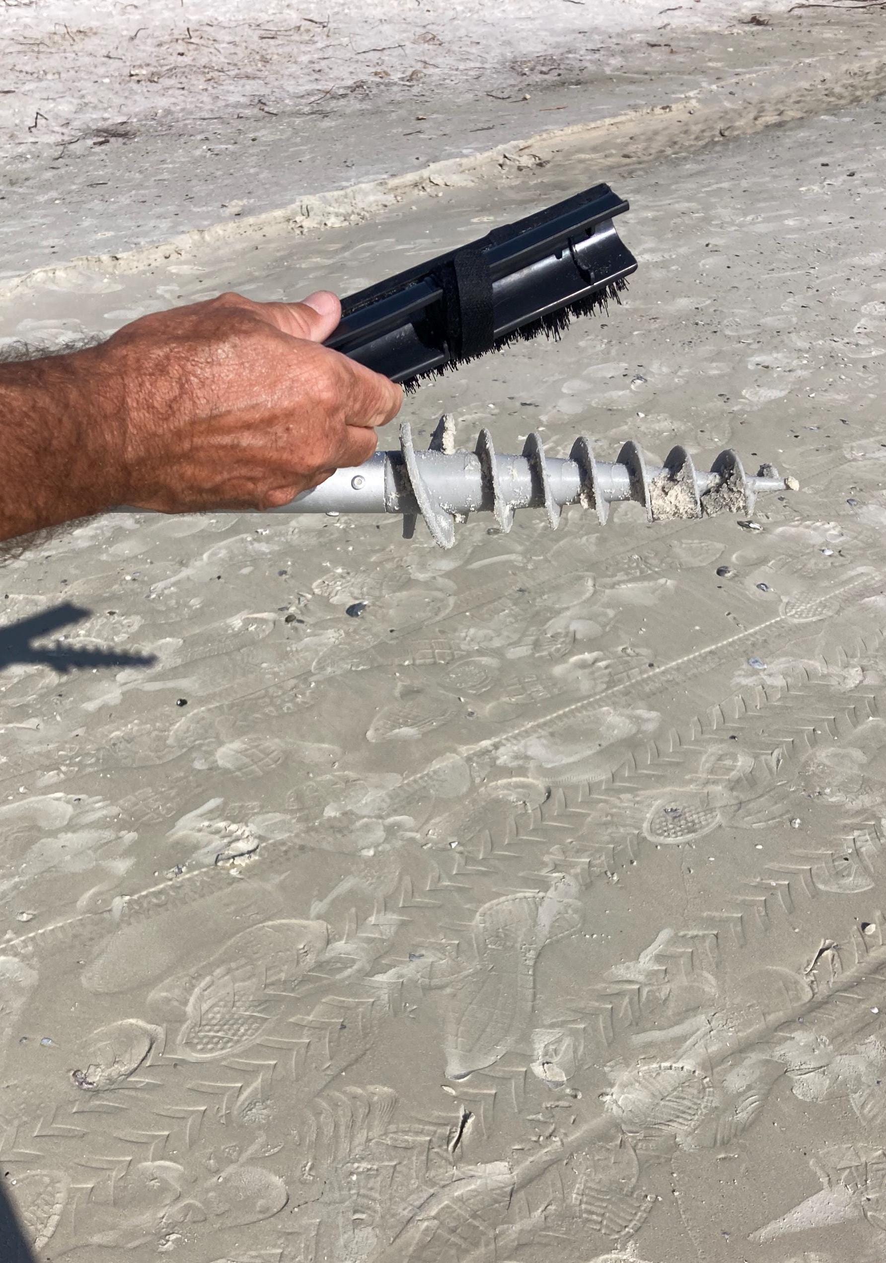The Tidey Beach Brush (patent Pending) Clips to Your Beach Chair! the ...