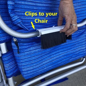 The Tidey Beach Brush (patent Pending) Clips to Your Beach Chair! the ...