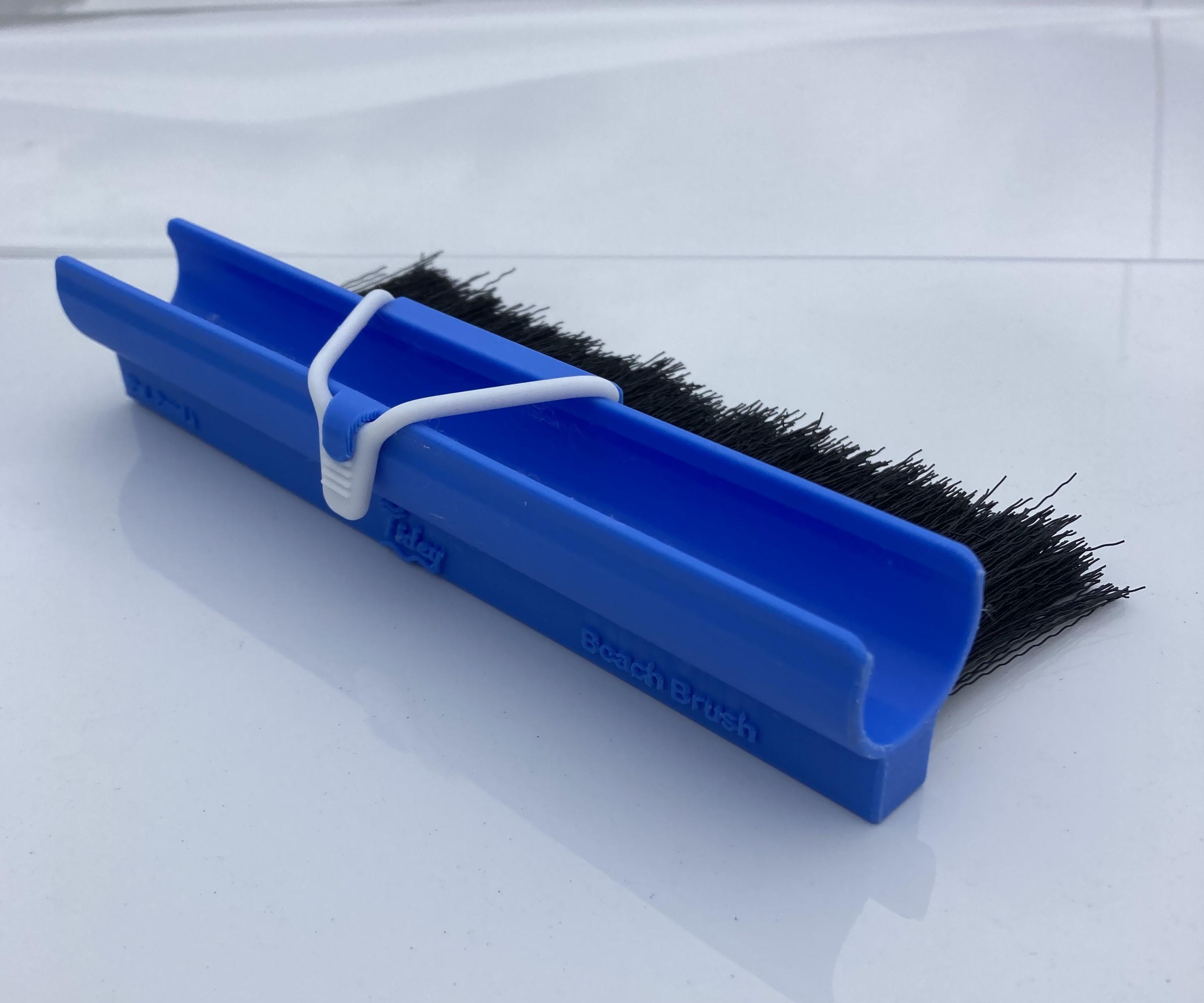 The Tidey Beach Brush (patent Pending) Clips to Your Beach Chair! the ...