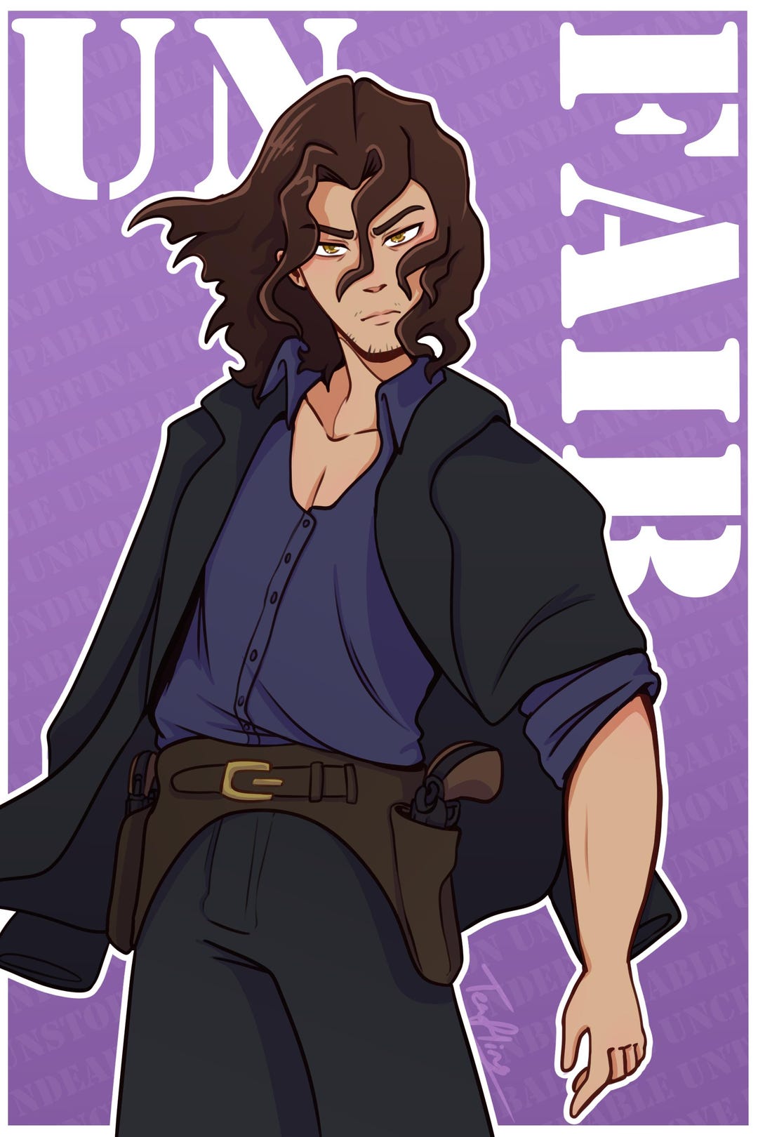 Undead Unluck Billy Alfred Unfair Print - Etsy