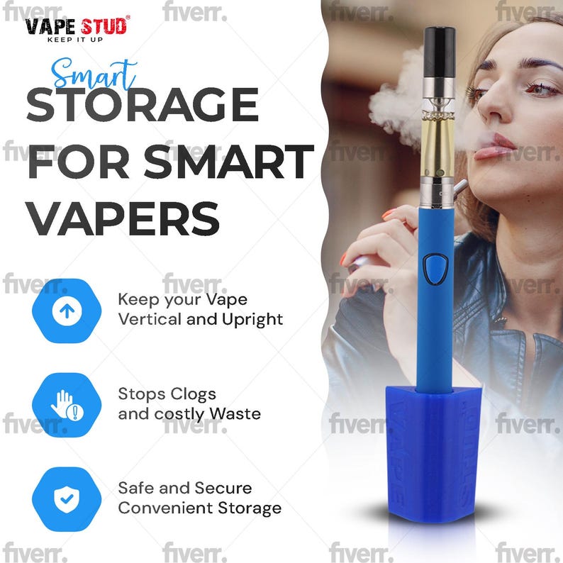 Vapestud™ Slim 2-pack Vape Holder Mounts for Ooze, Yocan, Cookies ...