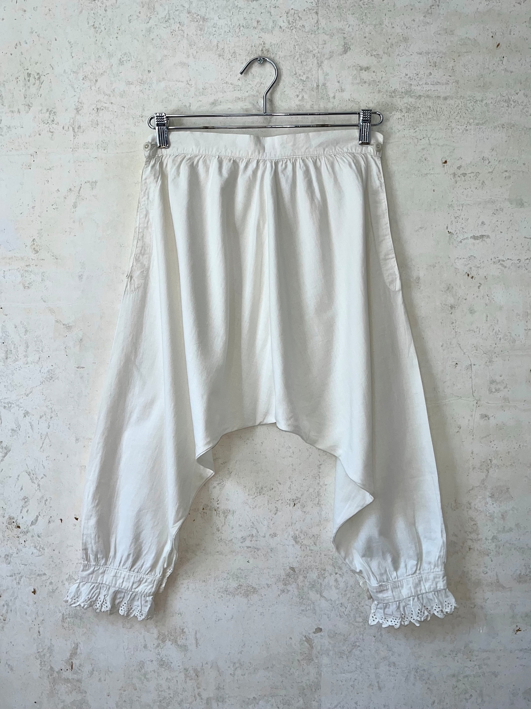 Vintage Edwardian Bloomers Eyelet Ruffle Hem Sz 26 Waist XS - Etsy