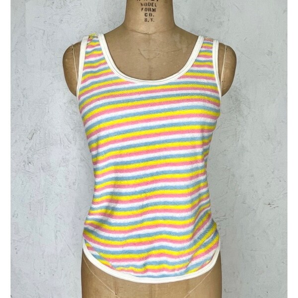 Terry Cloth Tank Top - Etsy
