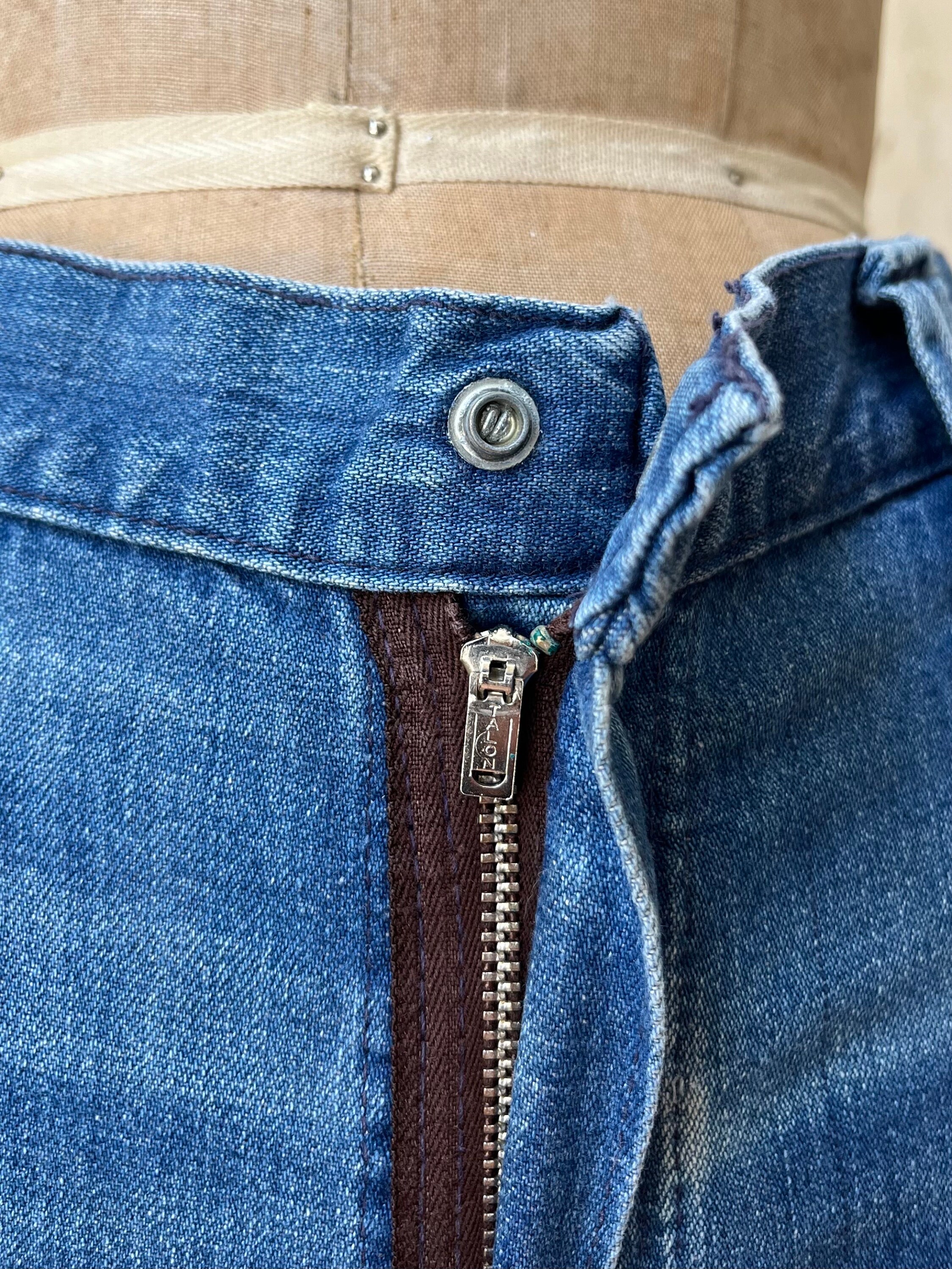 Vintage 70's JC Penney Patched Faded Thrashed Bell Bottoms Vintage 70's JC Penney Patched Faded Thrashed Bell Bottoms