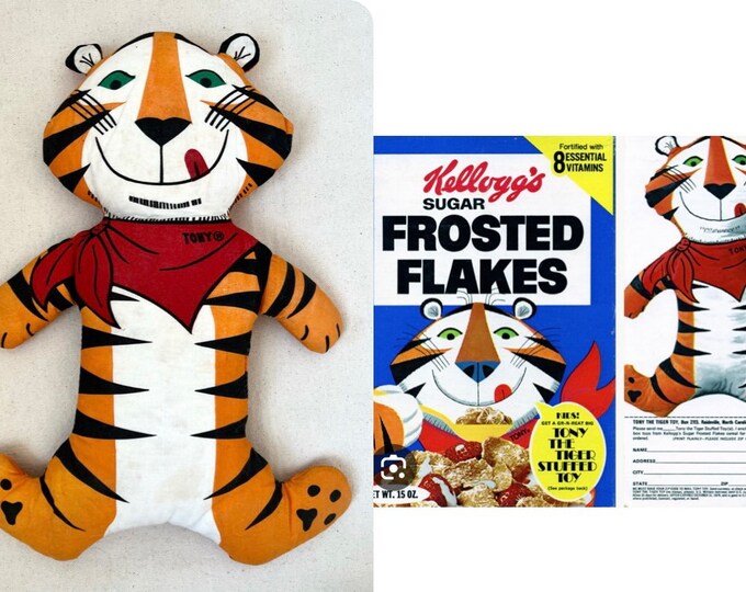Vintage 70s Frosted Flakes Tony the Tiger Stuffed Toy Doll - Etsy