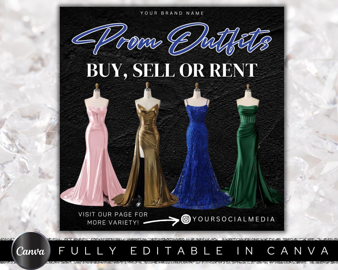 Prom Dress Flyer, Prom Send off Flyer, Prom Flyer, Prom Send off ...