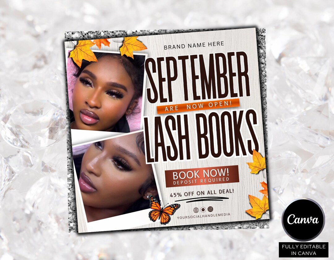 September Booking Flyer, Fall Season Booking Flyer, September Books ...