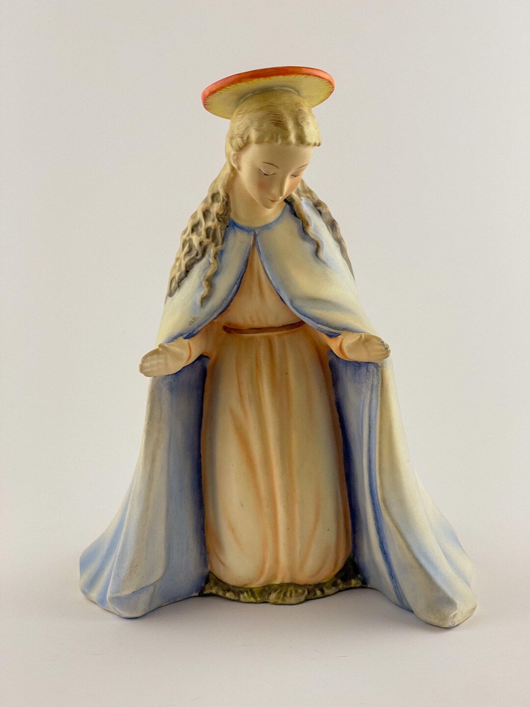 Early Goebel Hummel Virgin Mary Figurine Rare Early Mark, Hand-painted ...