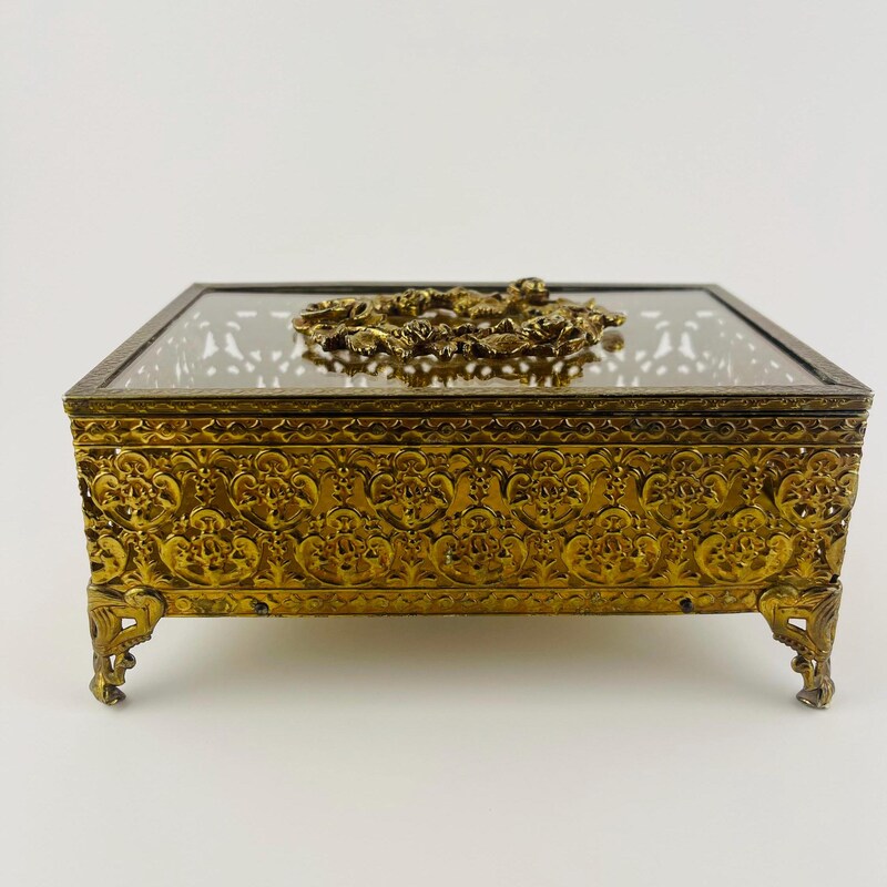 Glass Trinket Boxes - Etsy