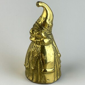 Vintage Gold-tone Jester Brass Bell - Etsy