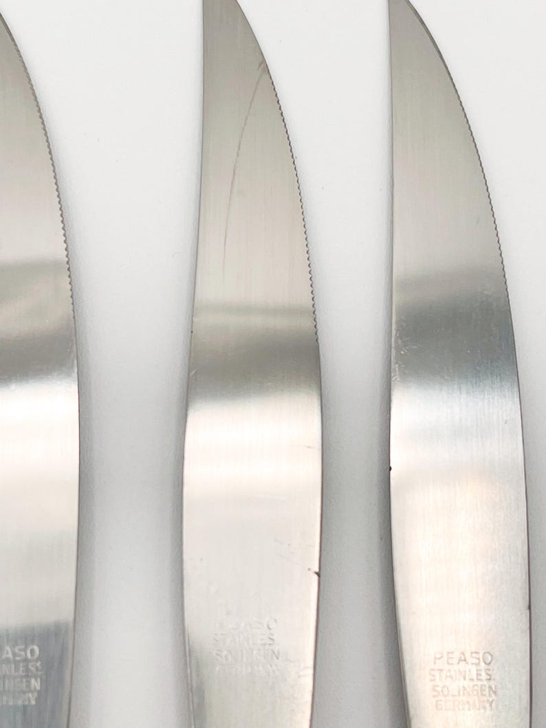Vintage Peaso Solingen Steak Knives Set – German Stainless Steel With ...