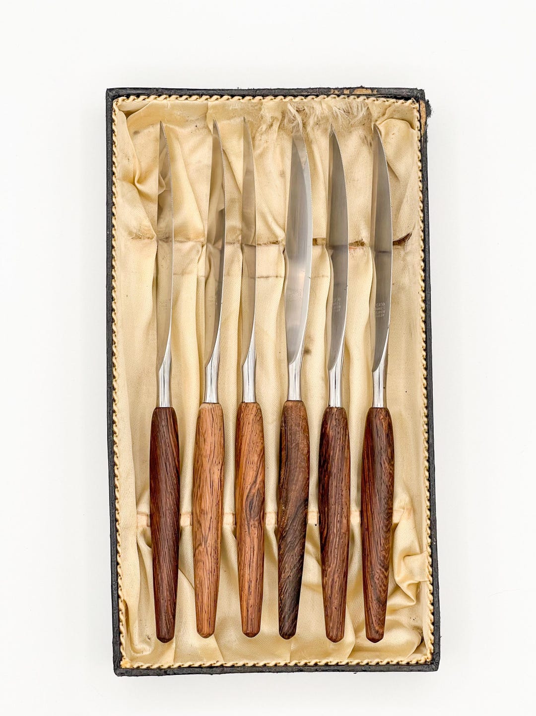 Vintage Peaso Solingen Steak Knives Set – German Stainless Steel With ...