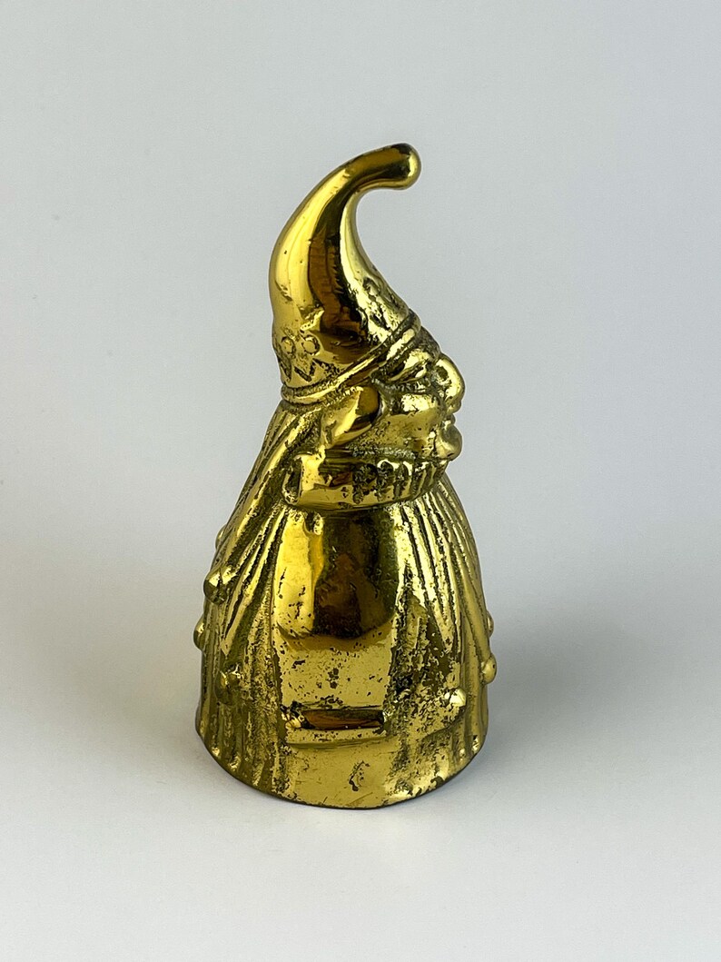 Vintage Gold-tone Jester Brass Bell - Etsy
