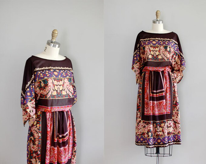 Vintage 1970s New Bohemia Dress - Etsy