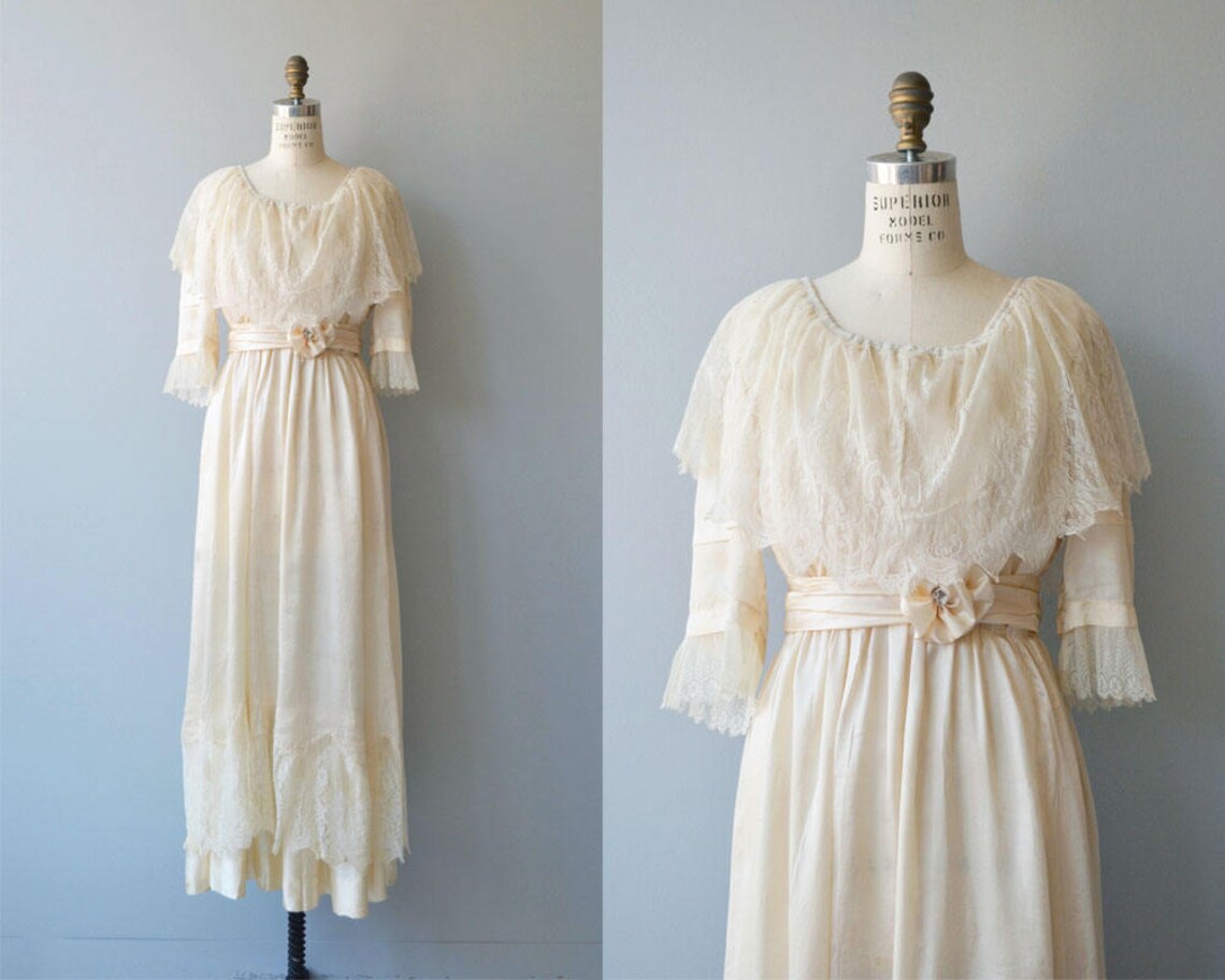 Nuptials 1916 Wedding Gown | Antique Edwardian Wedding Dress | Vintage ...