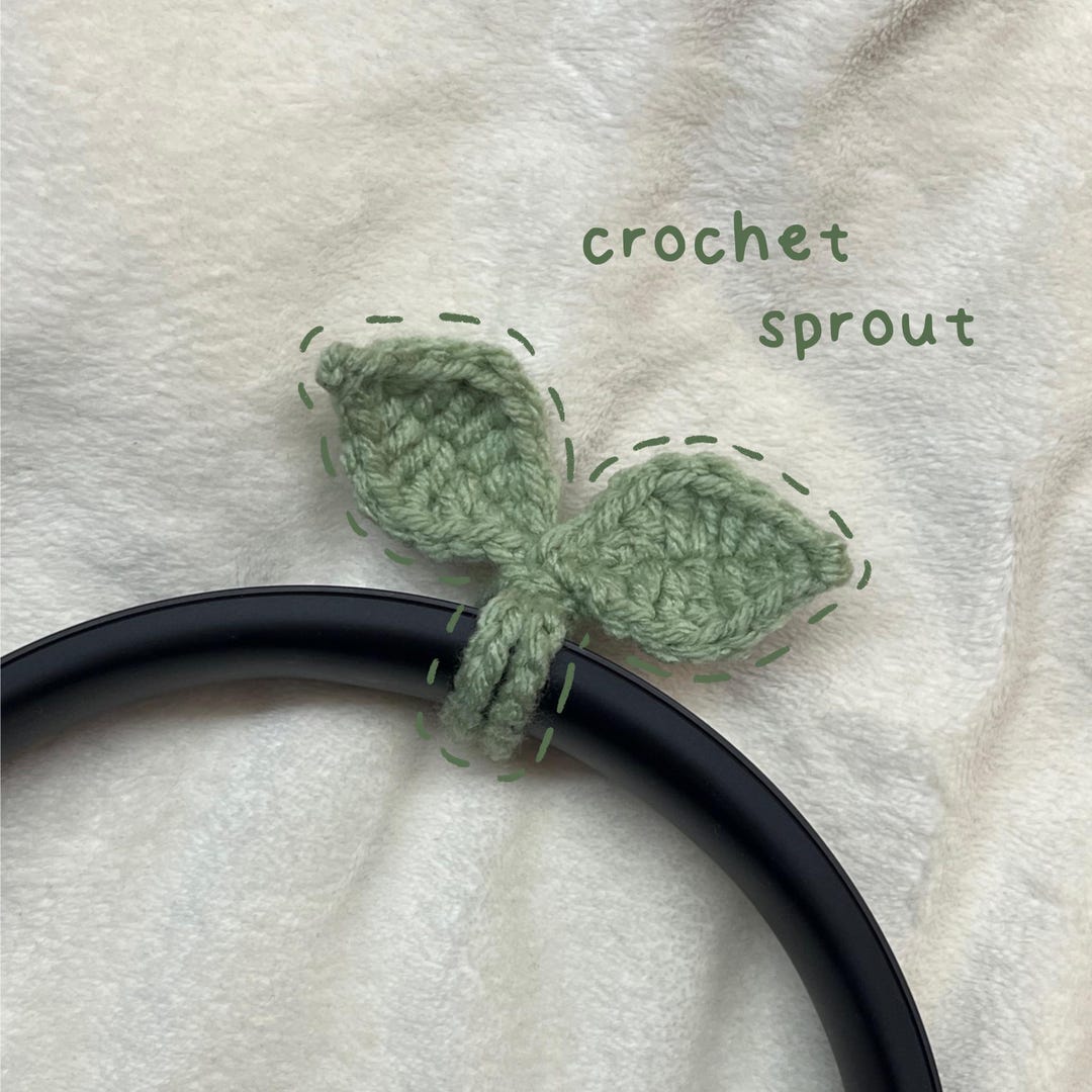 Crochet Sprout, Custom Sprout for Headphones - Etsy