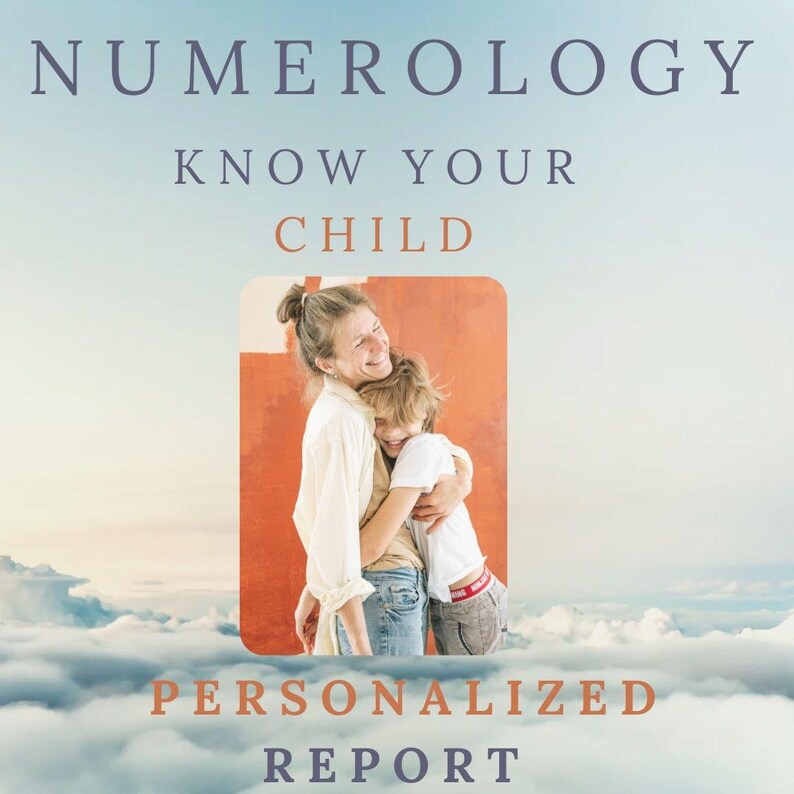 Know Your Child - Personalized Numerology Report - Etsy
