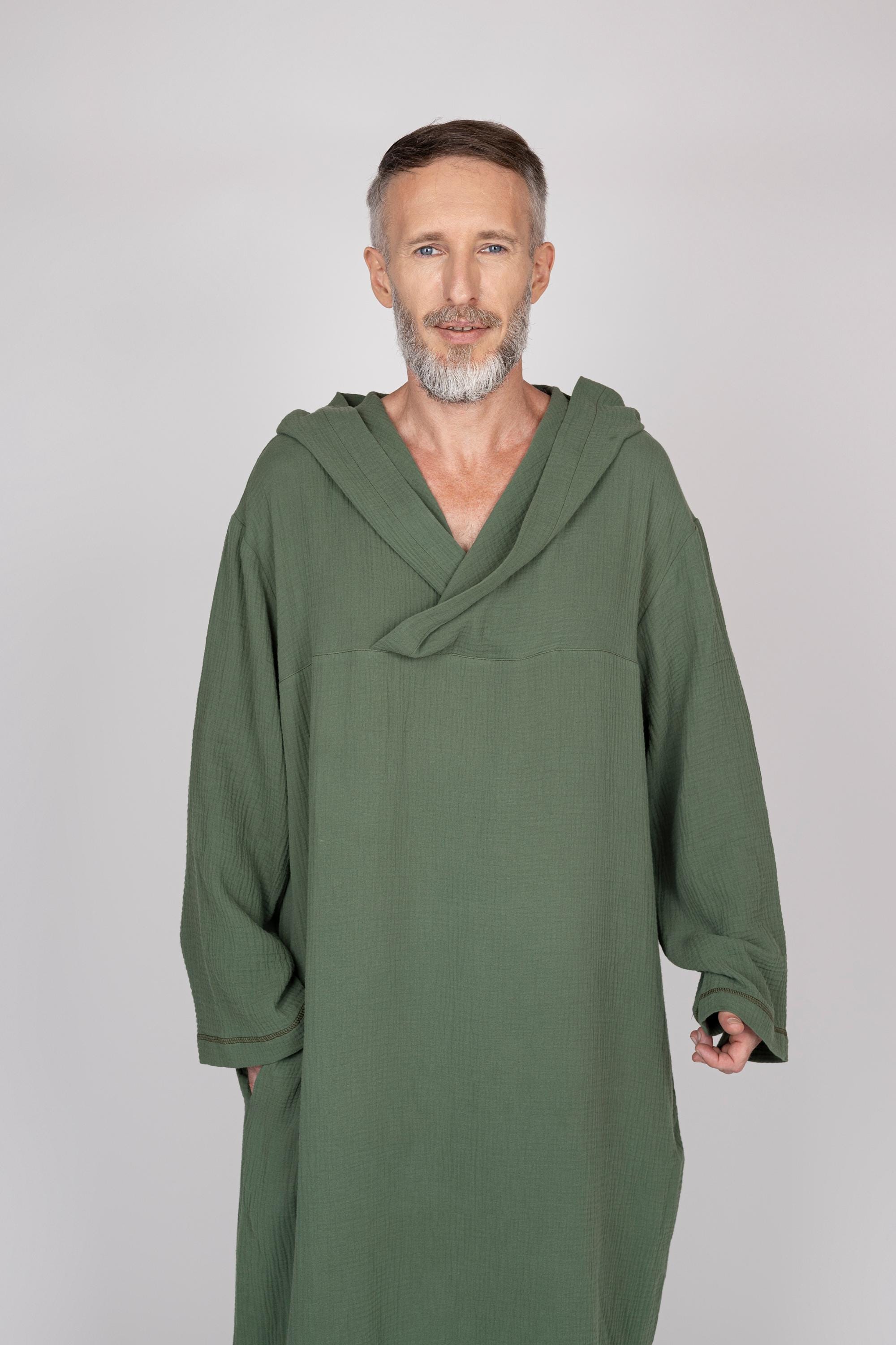 Belgian Muslin Men's Kaftan. 20 Colors. All Sizes. - Muslin Cotton ...