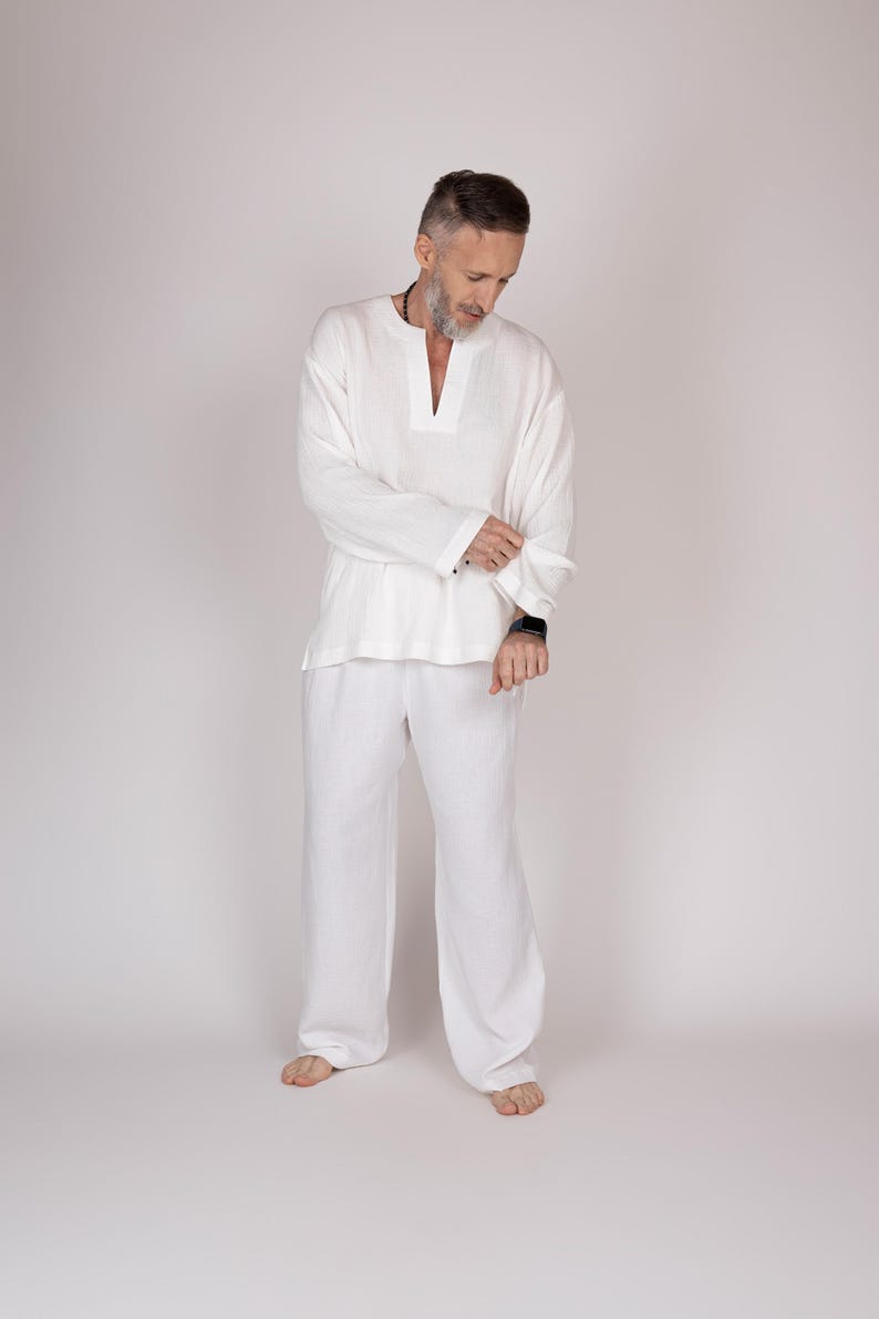 Belgian Muslin Men's Set. 20 Colors. All Sizes. - Muslin Cotton Shirt ...