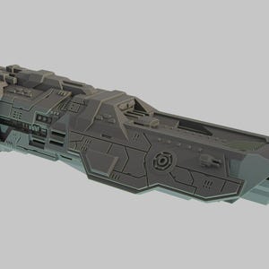 Halo Fleet Battles Neptune Class Light Carrier - Etsy