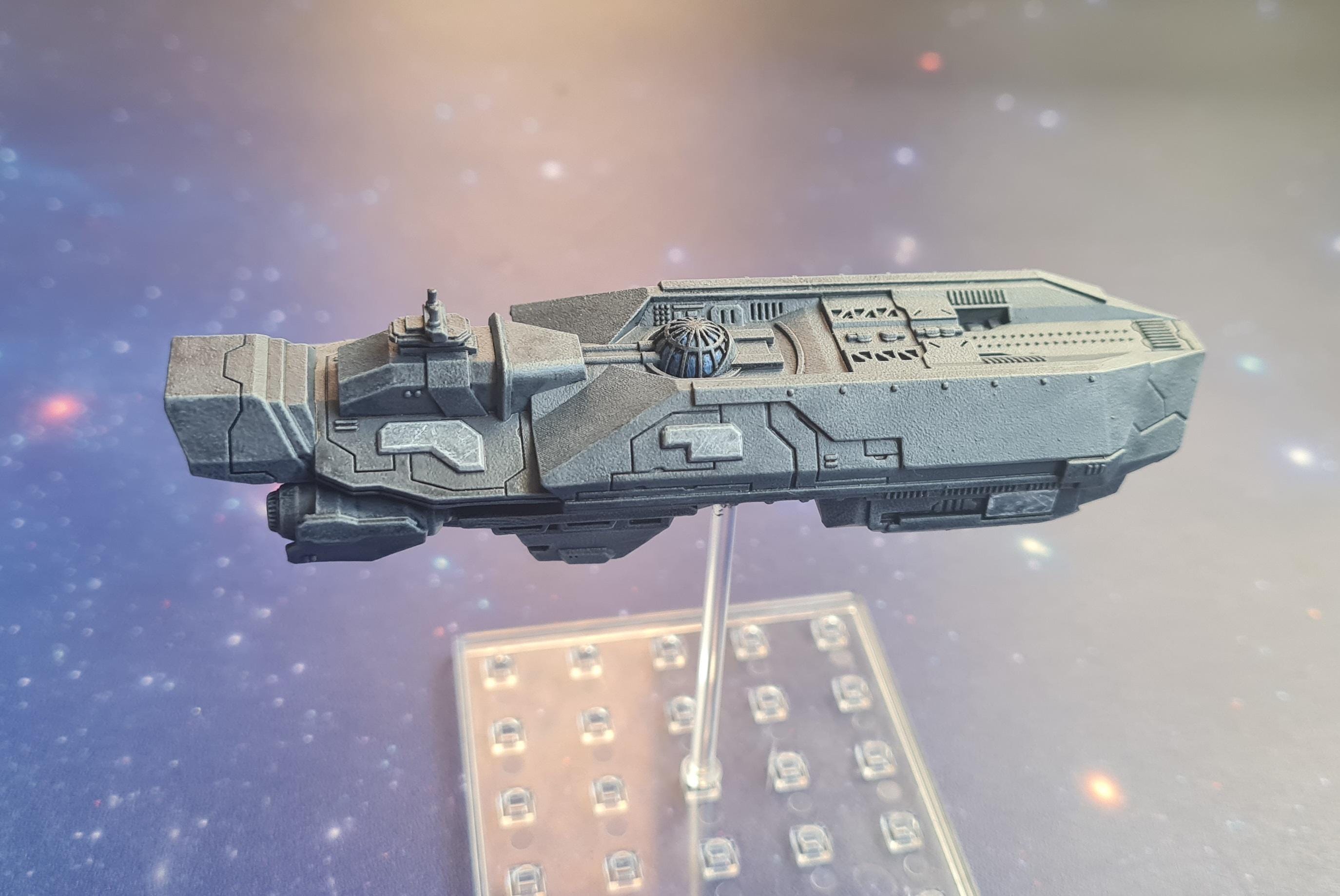Halo Fleet Battles Bulwark (orion) Class Assault Carrier - Etsy