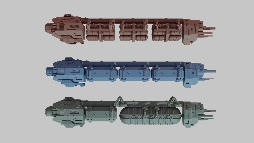 Large Space Merchant Ship - Multi Options - Etsy
