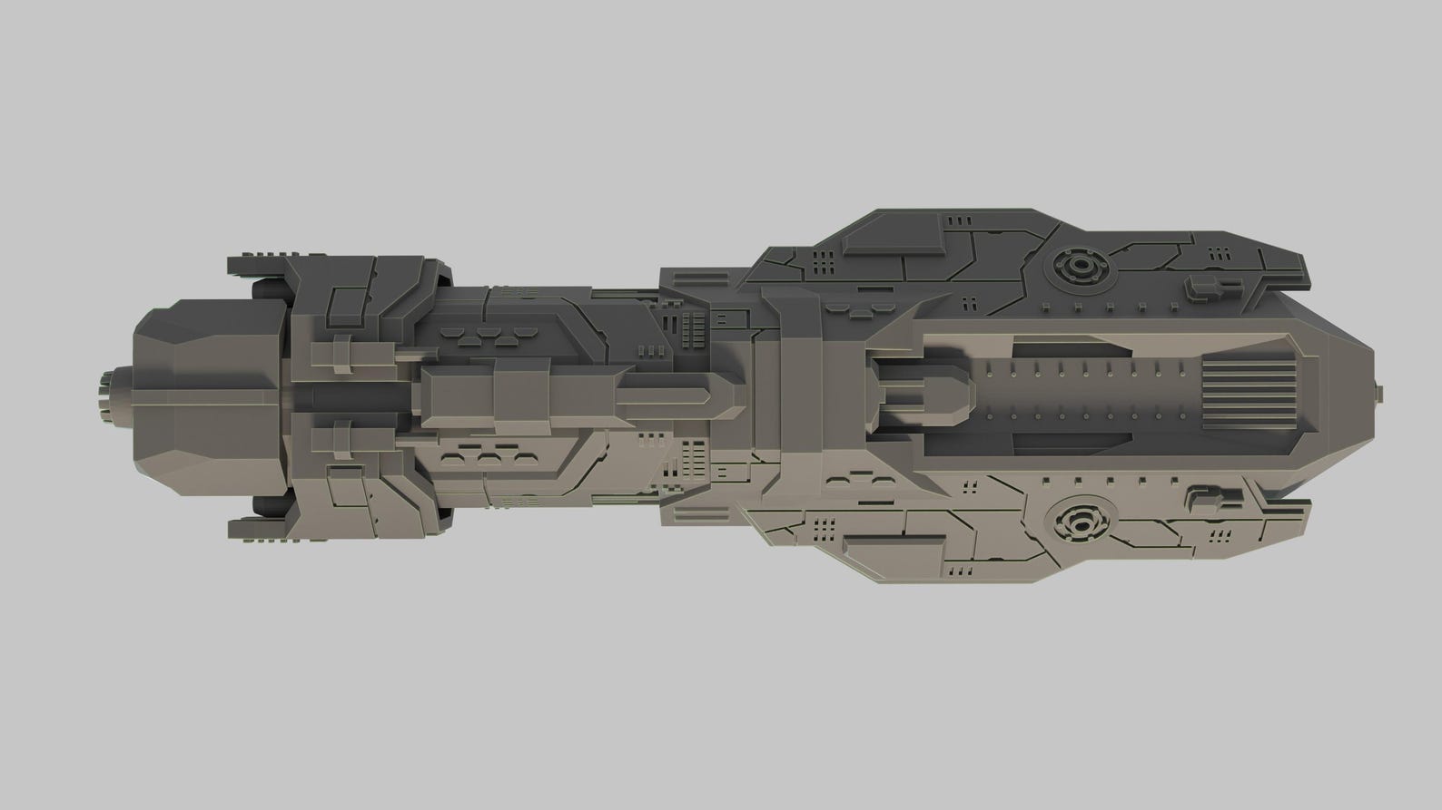 Halo Fleet Battles Neptune Class Light Carrier - Etsy