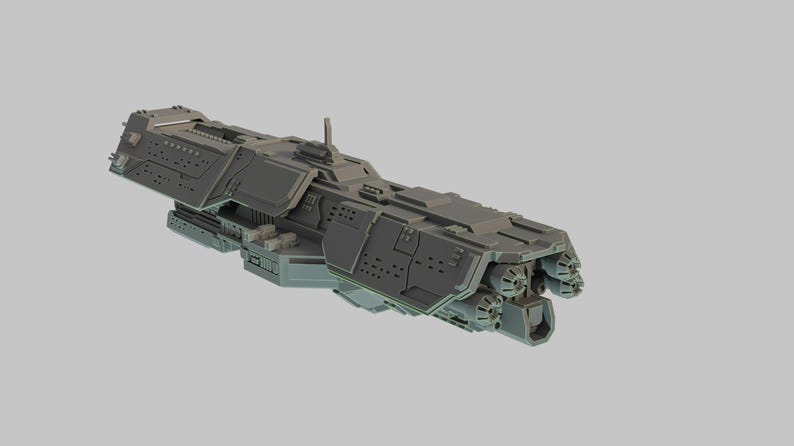 Halo Fleet Battles Vindication Class Light Battleship - Etsy