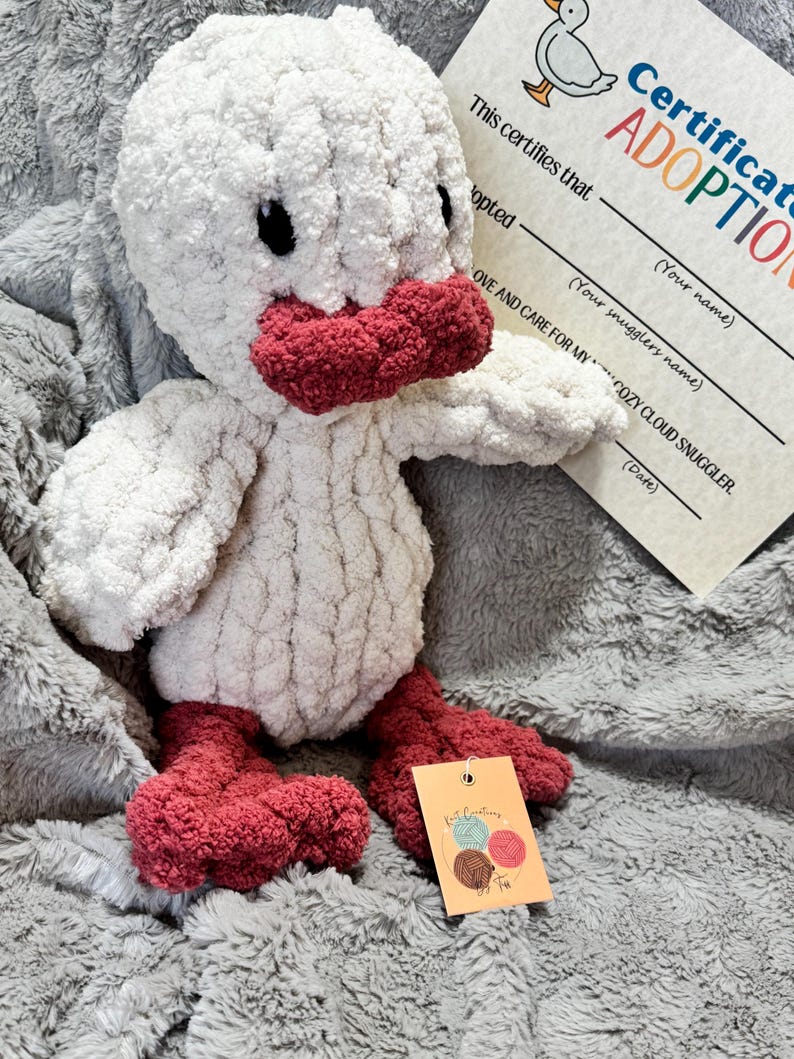 Mini Marley Chunky Knit Duck - Etsy